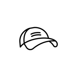 Cap line icon Royalty Free Vector Image - VectorStock