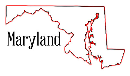 Maryland Outline Vector Images (over 460)