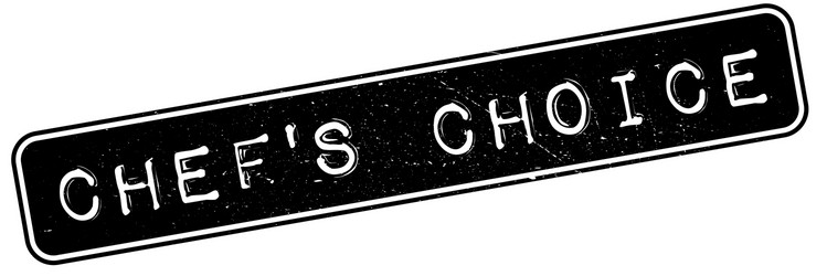 Chef choice rubber stamp Royalty Free Vector Image