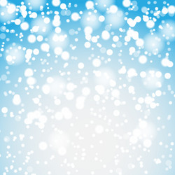 Falling snow frame corner pattern background Vector Image