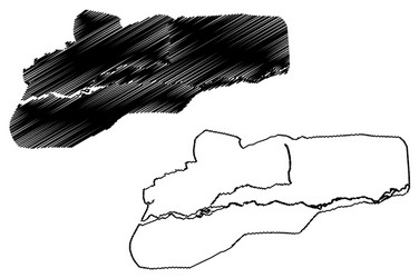 Ulaanbaatar city mongolia map scribble sketch Vector Image