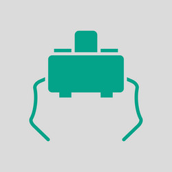 Micro button icon Royalty Free Vector Image - VectorStock