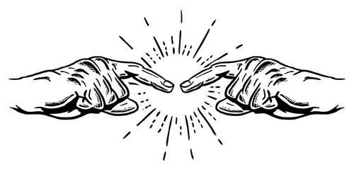 Vintage Classic Pointing Finger Vector Images (over 170)