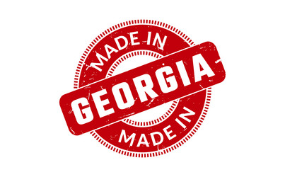 Made in georgia seal Royalty Free Vector Image
