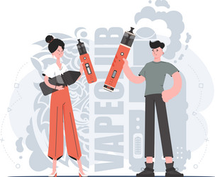 Vaping Vector Images (over 8,900)