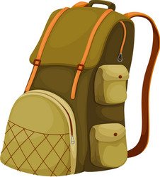 Cartoon Open Backpack