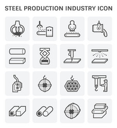 Steel roll icon Royalty Free Vector Image - VectorStock