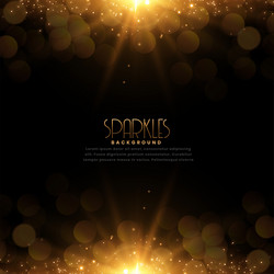 Glittery gold sparkle background Royalty Free Vector Image