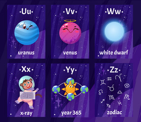 Alphabet printable flashcard with letter k Vector Image