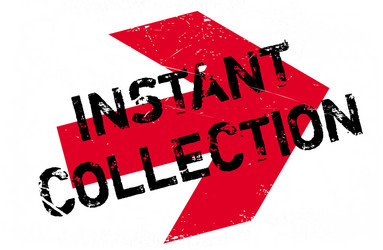 Instant collection rubber stamp Royalty Free Vector Image