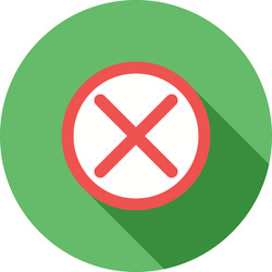 Do not cross Royalty Free Vector Image - VectorStock