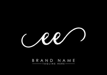 Cursive Font Letter E Vector Images (63)