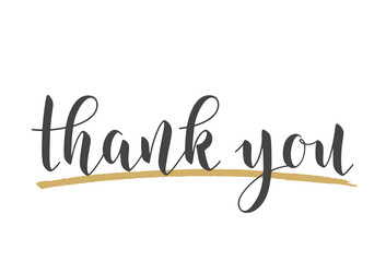 Handwritten lettering thanks for watching Vector Image