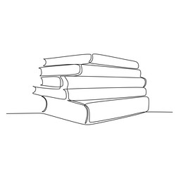 Continuous Line Books Vector Images (over 3,500)