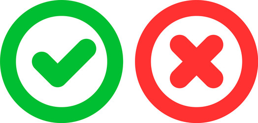 Check mark icon checkmark approved symbol Vector Image