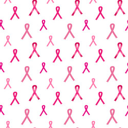 Pink Ribbon Seamless Pattern Royalty Free Vector Image