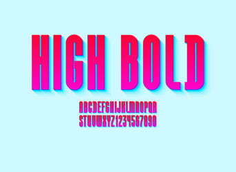 Tall Fonts Bold Vector Images (over 780)