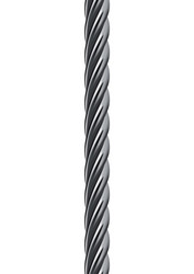 Barbed wire twisted rod cartoon Royalty Free Vector Image