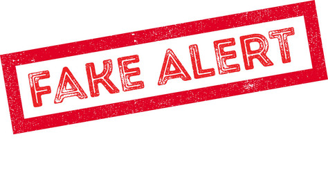 Fake alert rubber stamp Royalty Free Vector Image