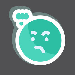 Emoticon Ponder Vector Images (over 120)