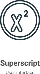 Ecommerce outline icon thin line black Royalty Free Vector