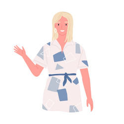 Woman Saying Hello Vector Images (over 600)