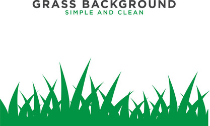 Grass bar border Royalty Free Vector Image - VectorStock