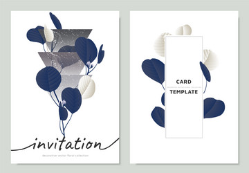 Blue White Invitation Vector Images (over 56,000)