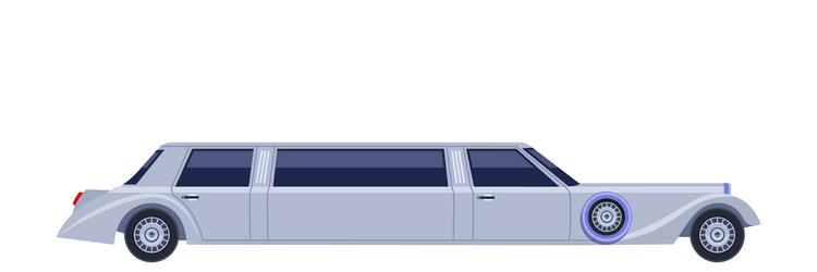 Retro and modern limousine cars collection Vector Image