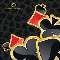 Card suits Royalty Free Vector Image - VectorStock