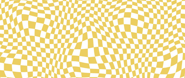 Retro distorted checkerboard background blue Vector Image