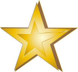 Stars star design yellow Royalty Free Vector Image