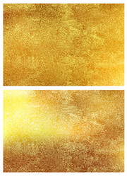 Shiny gold foil texture golden background Vector Image