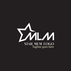 Initial mlm logo Royalty Free Vector Image - VectorStock