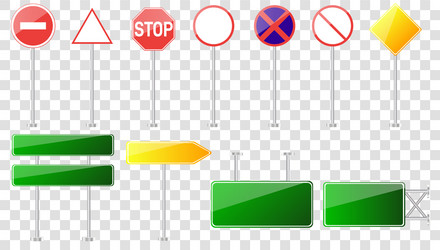 Red Road Signs Transparent Vector Images (over 890)