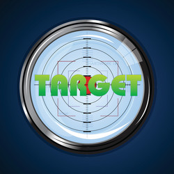 Target board Royalty Free Vector Image - VectorStock