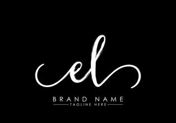 Cursive Font Letter E Vector Images (63)