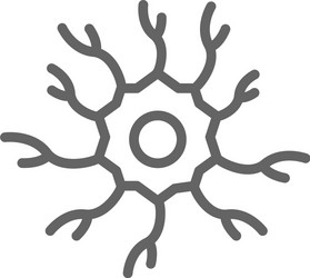 Neuron anatomy axon Royalty Free Vector Image - VectorStock