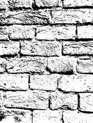 Brick wall halftone texture overlay Royalty Free Vector