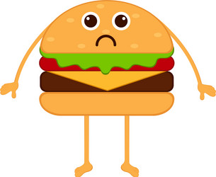 Sad Burger Vector Images (over 220)