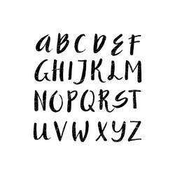 Unique alphabet Royalty Free Vector Image - VectorStock