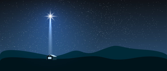 Bethlehem star Royalty Free Vector Image - VectorStock