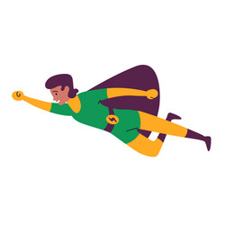 Cartoon zinc or zincum superhero micronutrient Vector Image