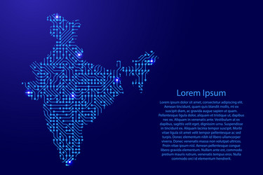 Map India Glowing Vector Images (over 140)