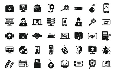 Cyber Attack Icons Vector Images (over 15,000)