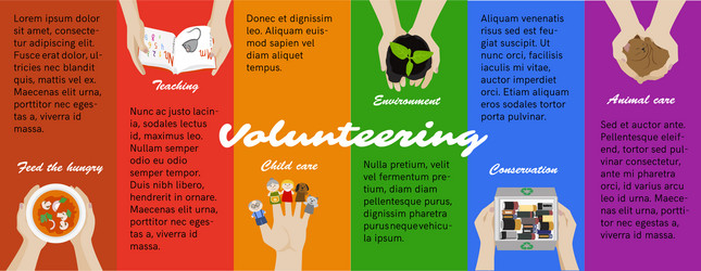 Volunteer Infographic Vector Images (over 1,600)