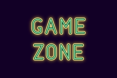 Kids Zone Neon Sign Vector Images (45)