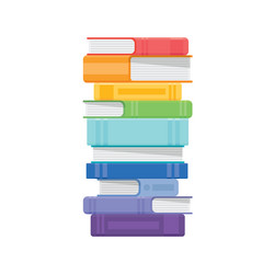 Book Stack Rainbow Vector Images (52)