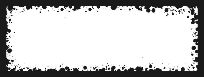 Grunge Ink Splatter Frame Royalty Free Vector Image