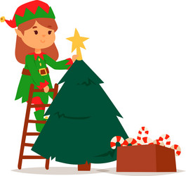 Family of Elves Vector Images (over 100)